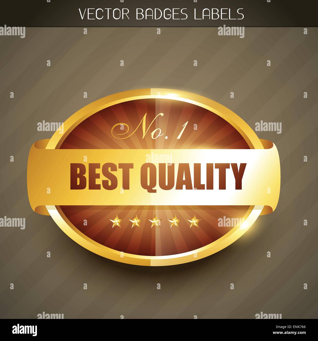 best quality golden style label design Stock Vector Image & Art - Alamy
