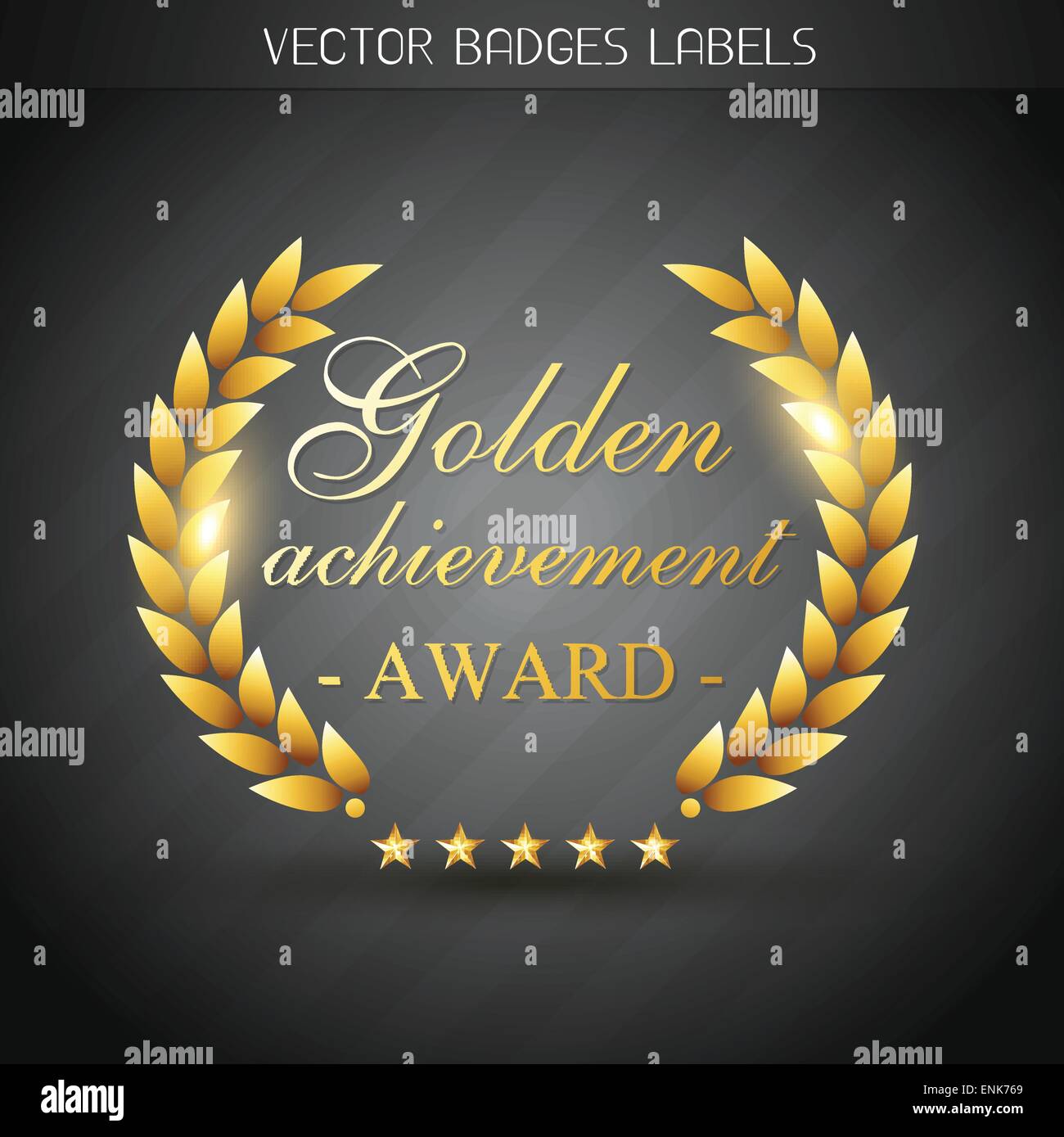 golden award label design illustration Stock Vector Image & Art - Alamy