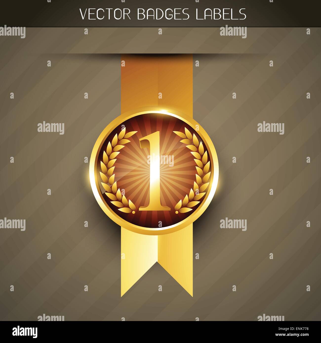 vector luxury no. 1 label design Stock Vector Image & Art - Alamy