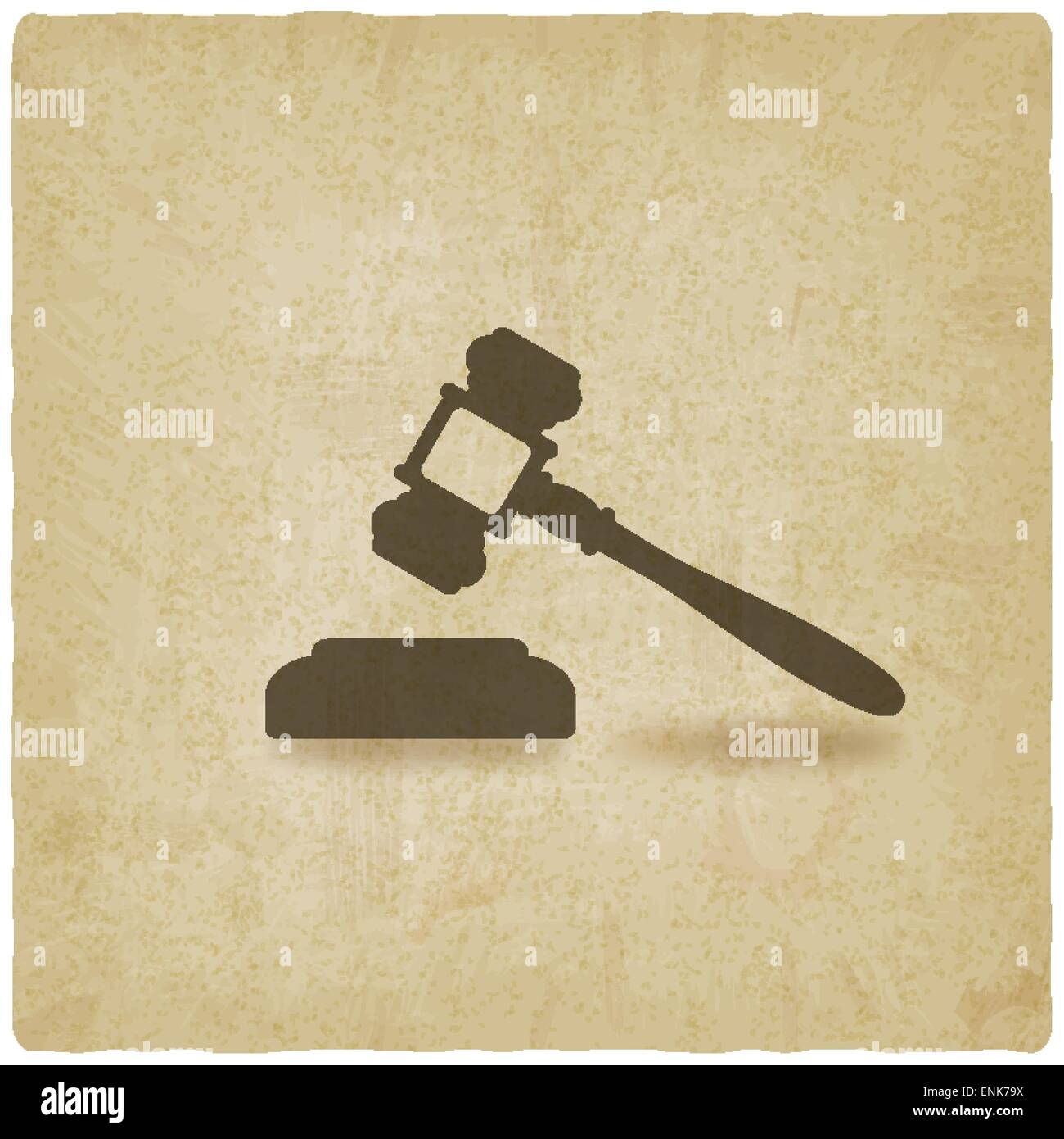 Old auctioneer Stock Vector Images - Alamy