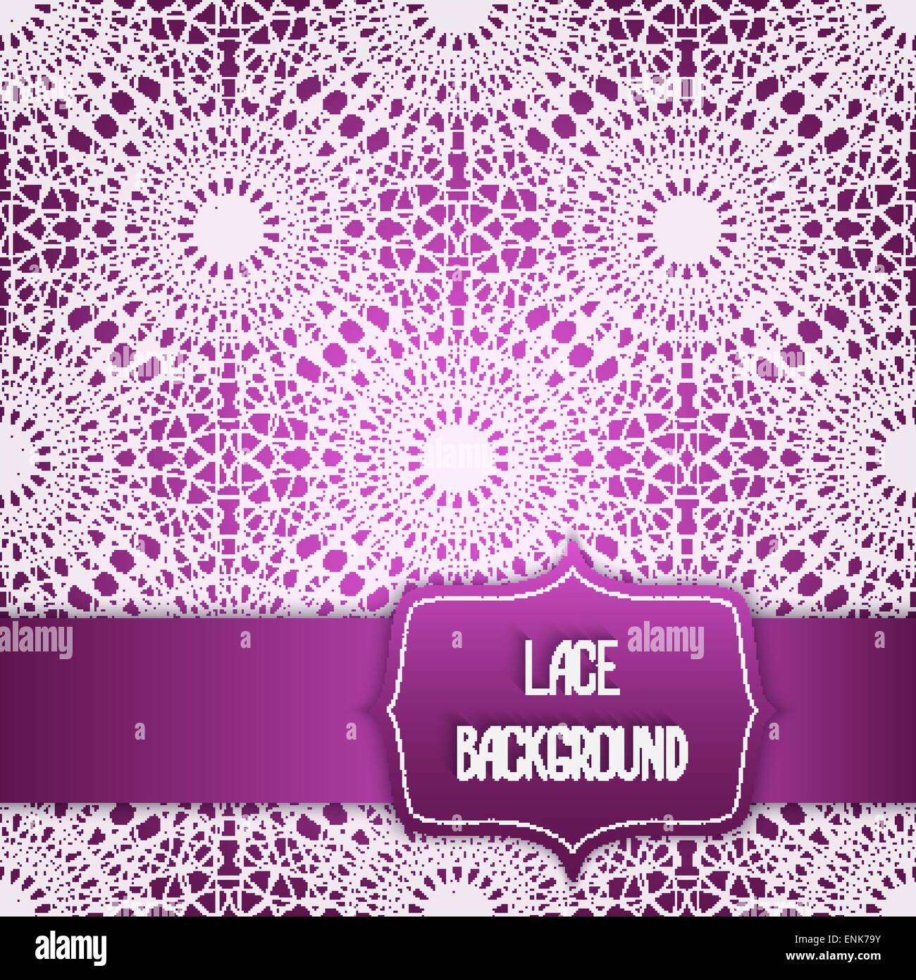Purple Lace Pattern Background