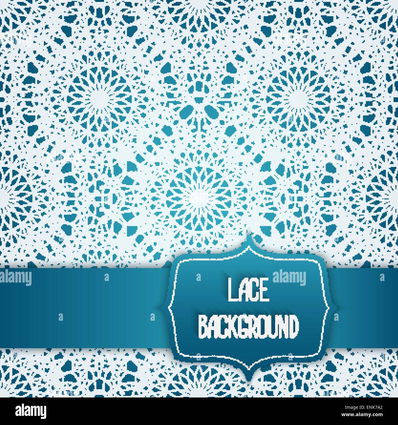 blue background with lace seamless pattern - vector illustration. eps ...