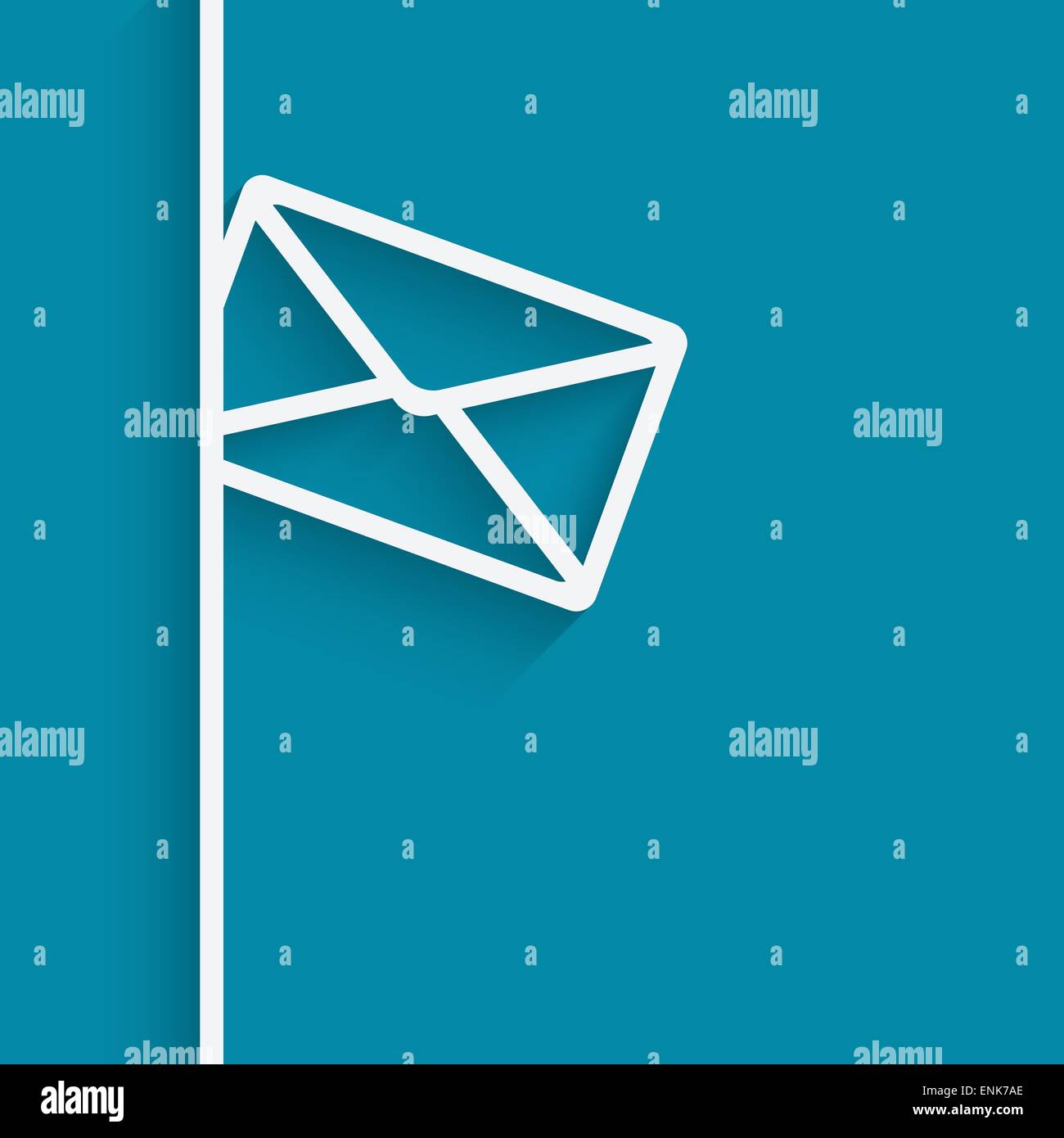 mail blue background - vector illustration. eps 10 Stock Vector Image ...