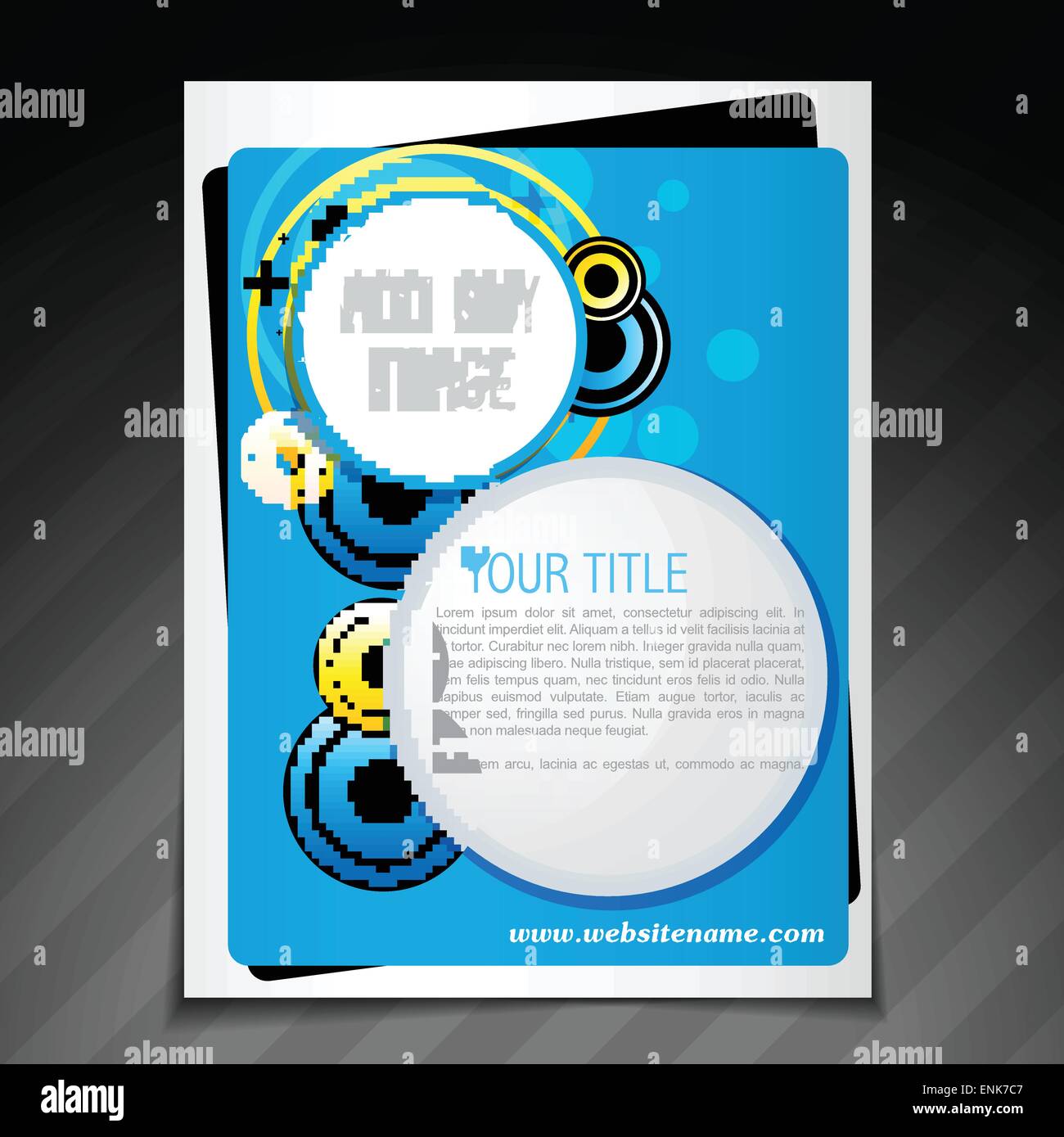 vector stylish brochure flyer template design Stock Vector Image & Art ...