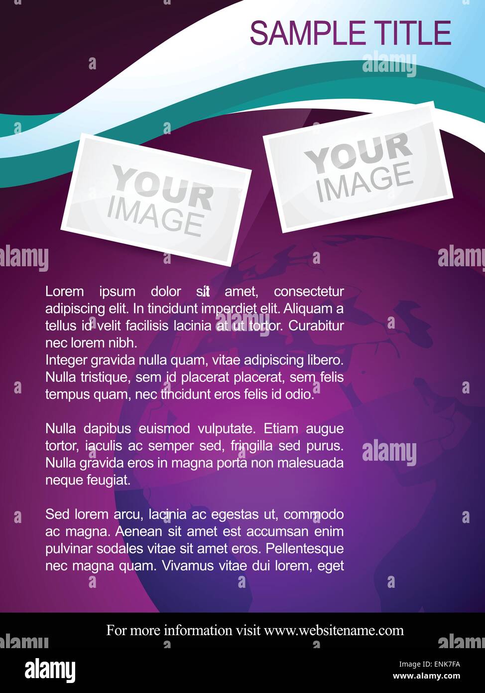 vector abstract brochure flyer and template design Stock Vector Image ...