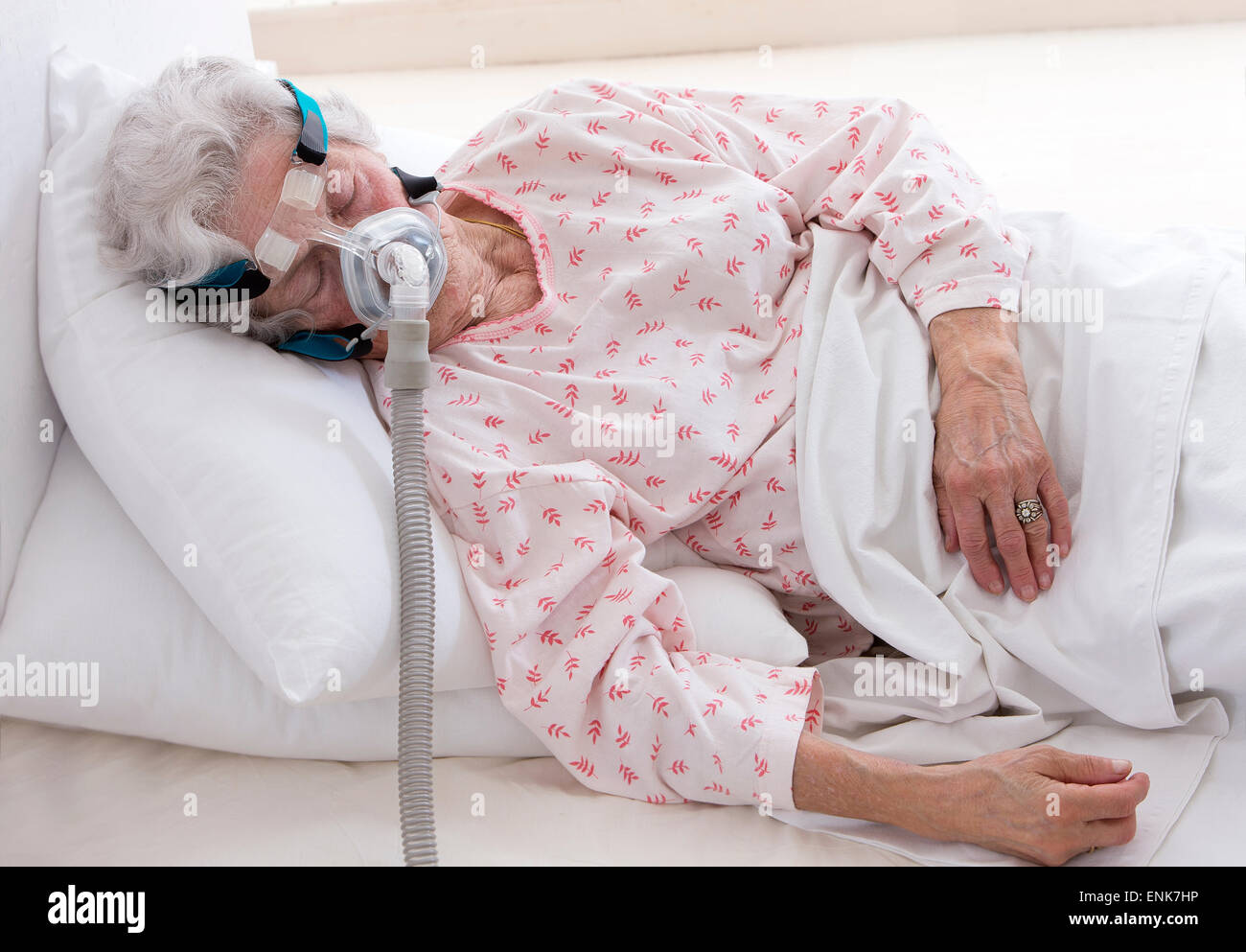 Sleep apnea syndrome Stock Photo - Alamy