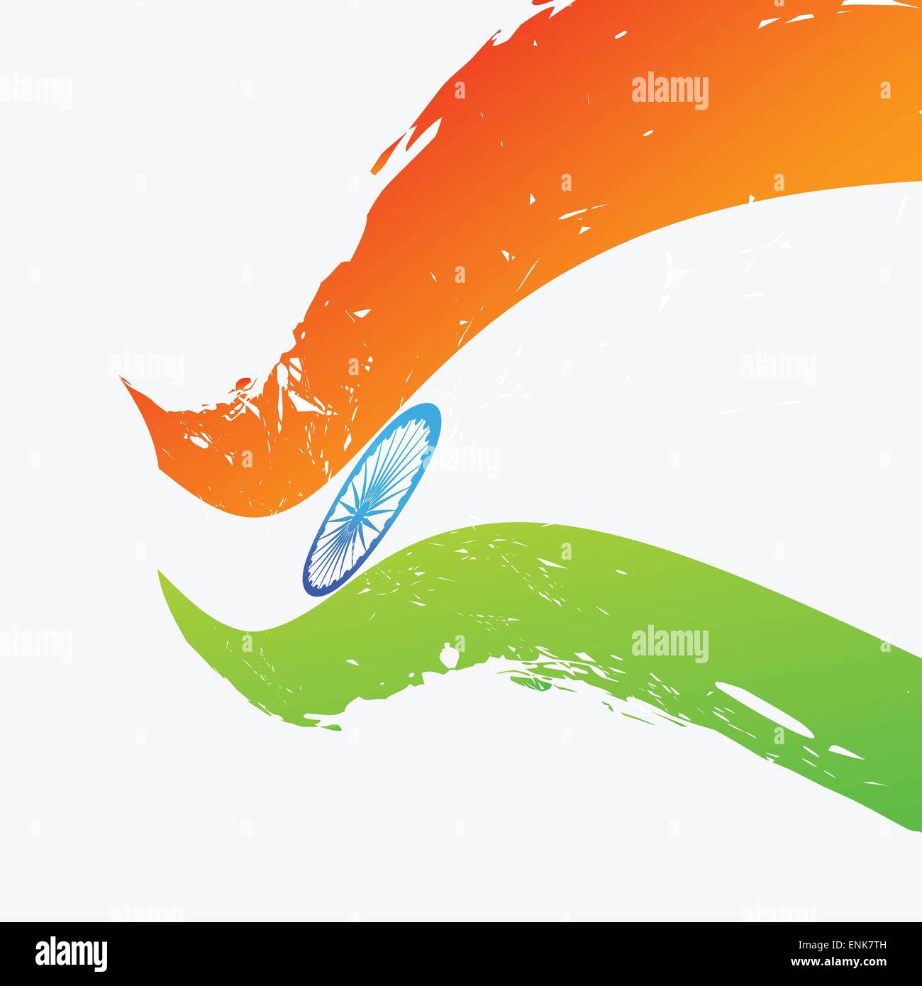 wave style vector flag of india Stock Vector Image & Art - Alamy