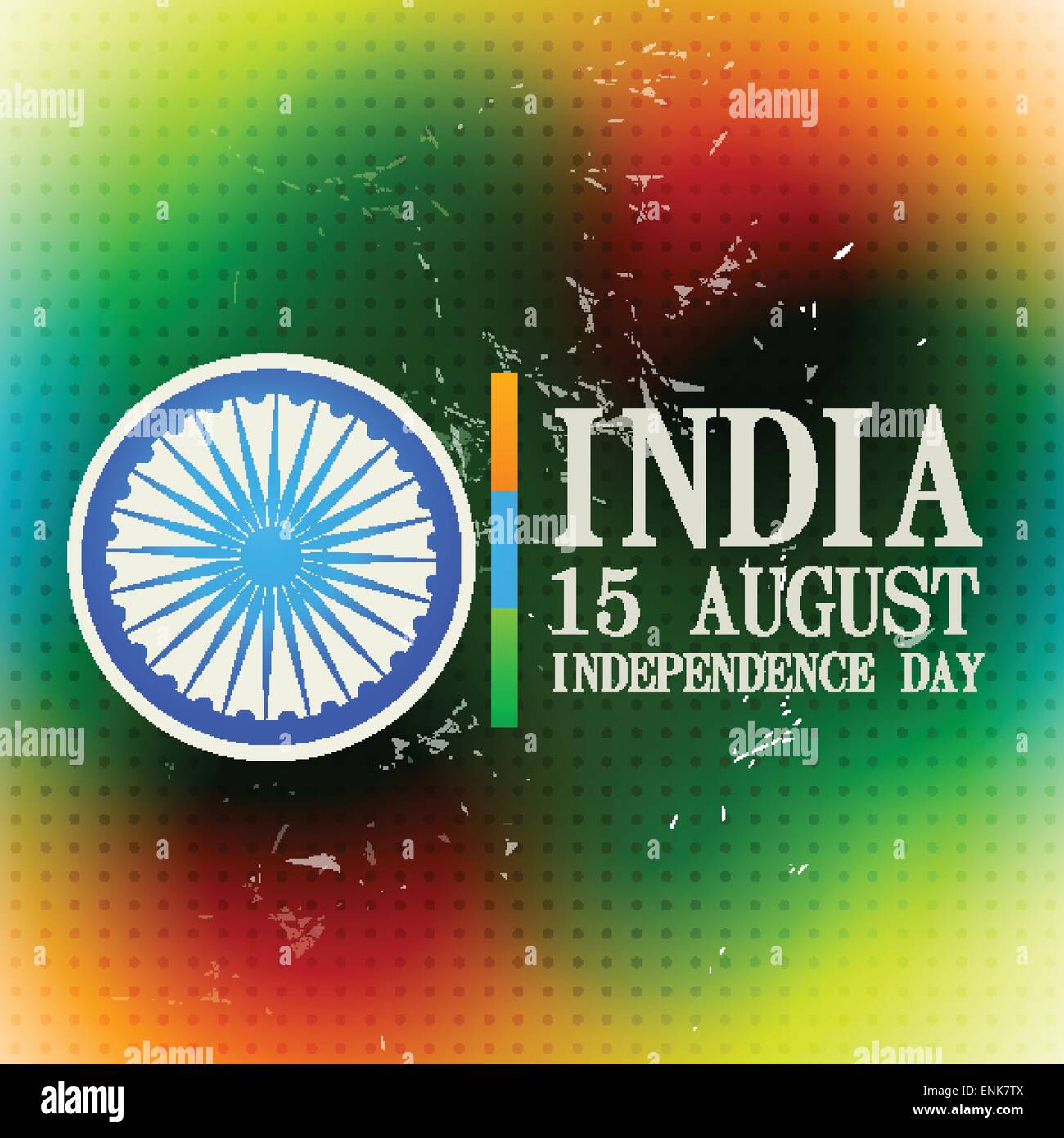 stylish indian independence day background design Stock Vector Image ...
