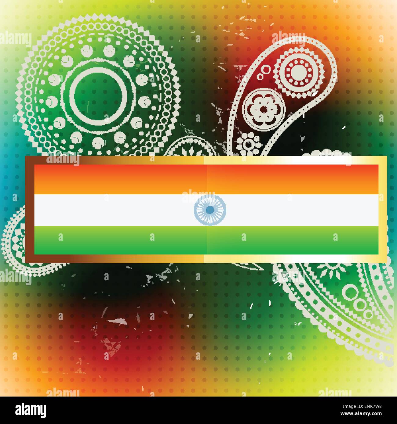 stylish vector indian flag design background Stock Vector Image & Art ...