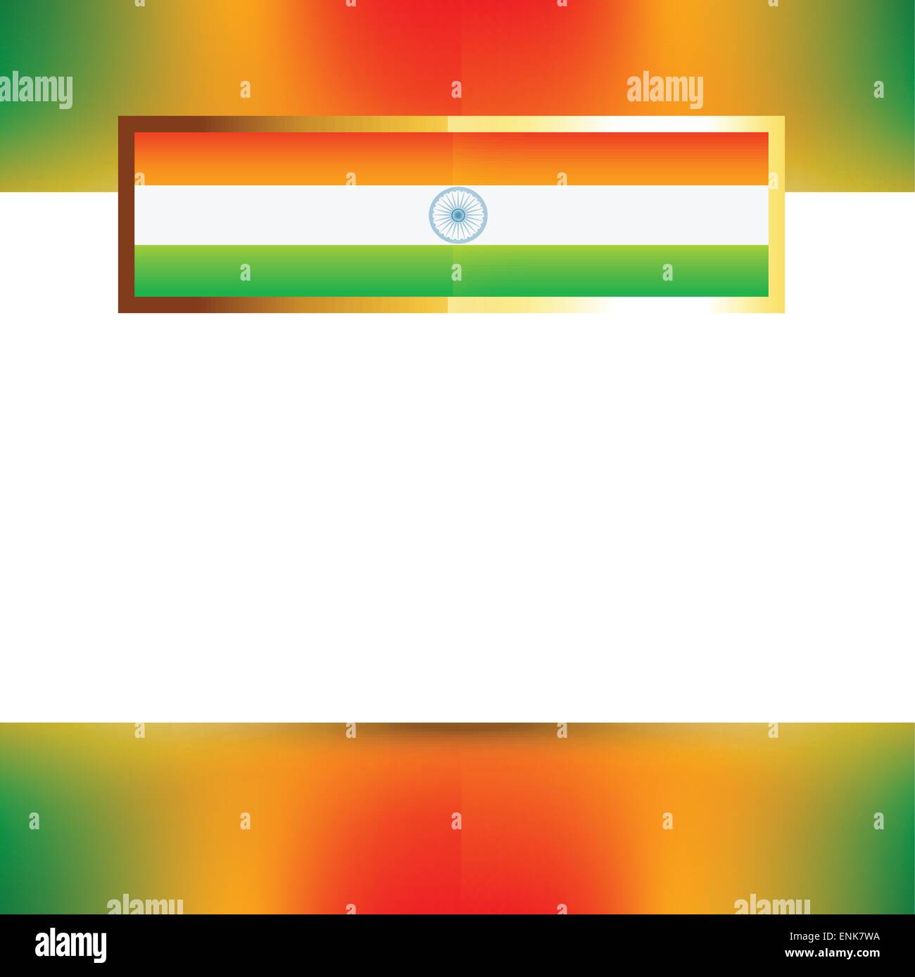 vector indian flag with space for your text Stock Vector Image & Art ...