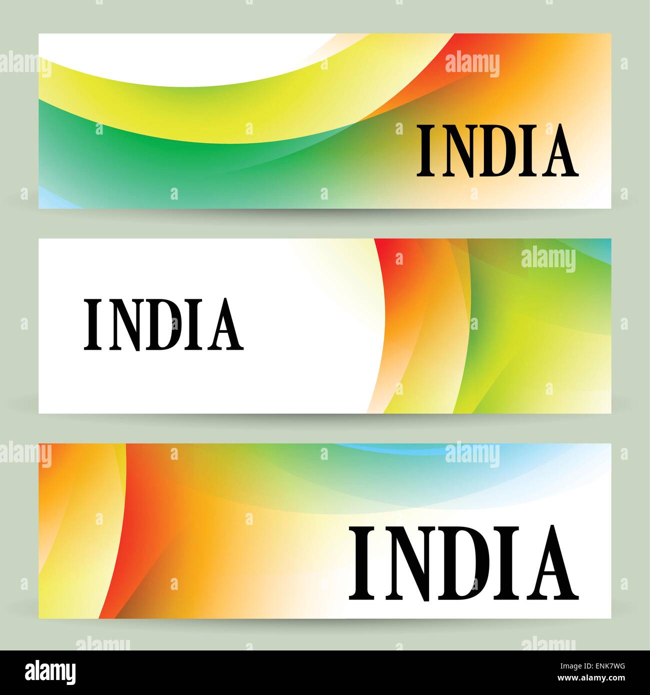 stylish set of indian headers Stock Vector Image & Art - Alamy