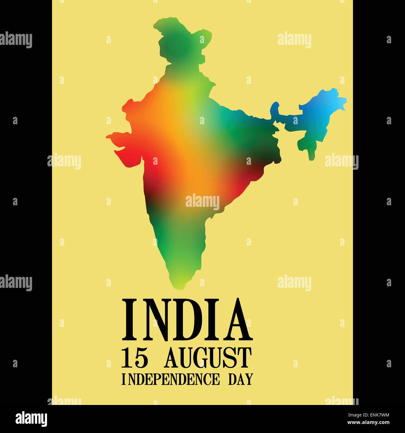 Map india tricolor vector design hi-res stock photography and images ...
