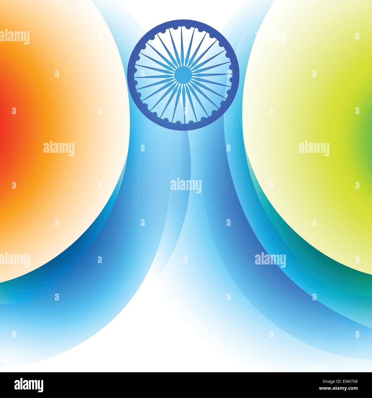 Indian Flag Background Vector