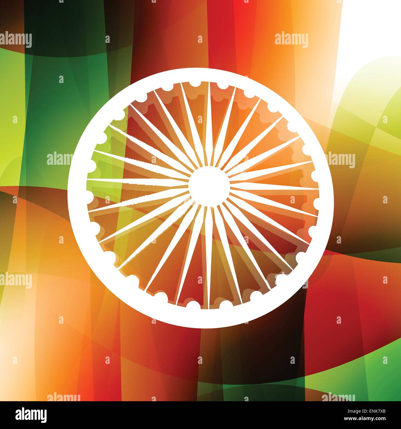 vector indian flag wheel on colorful backgorund Stock Vector Image ...