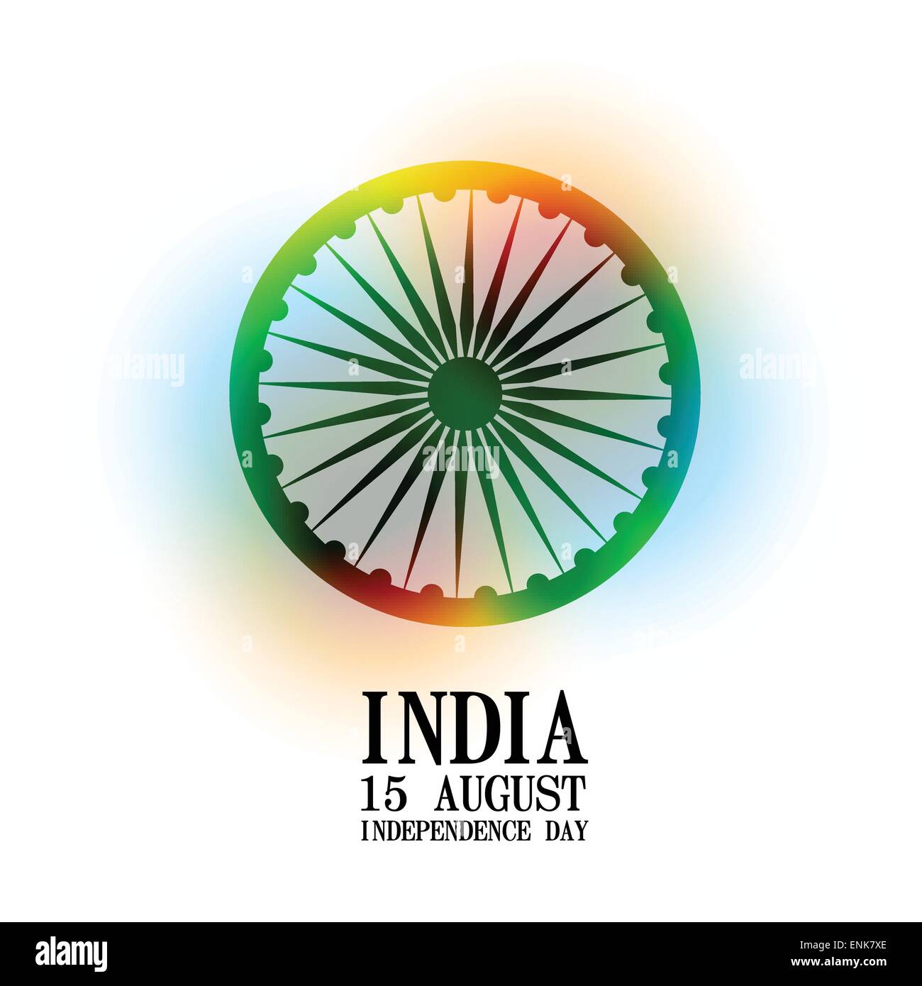 stylish indian independence day background design Stock Vector Image ...