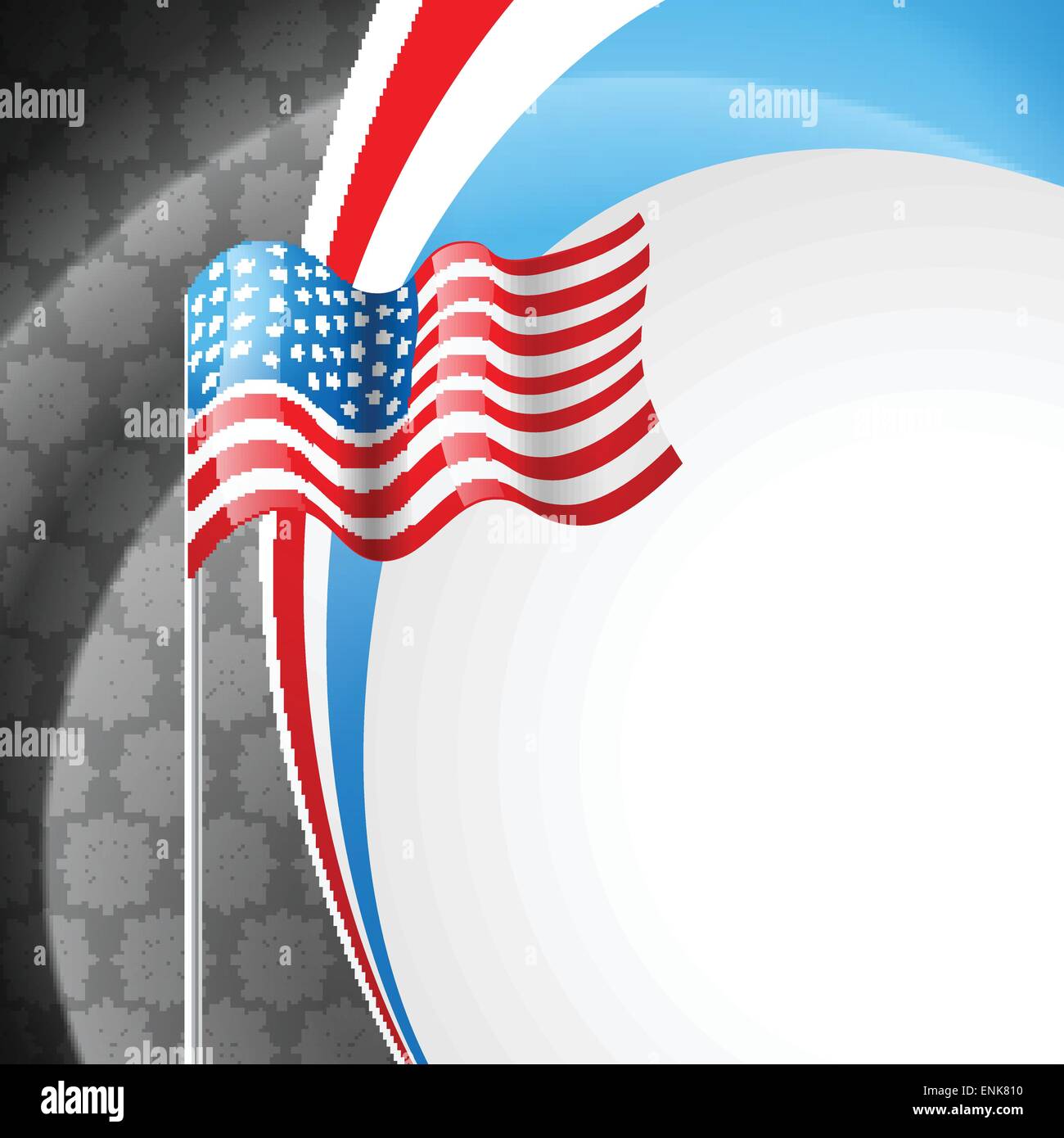 vector american flag design illustration Stock Vector Image & Art - Alamy