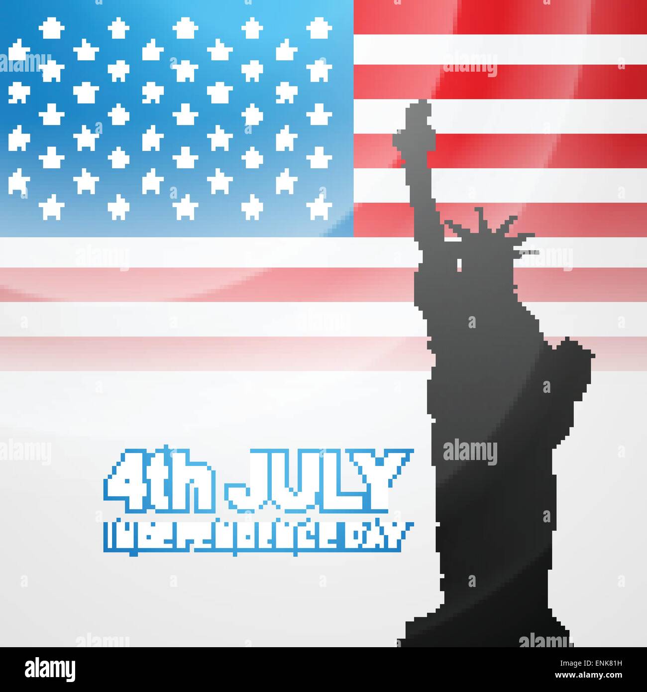 American patriot statue Stock Vector Images - Alamy