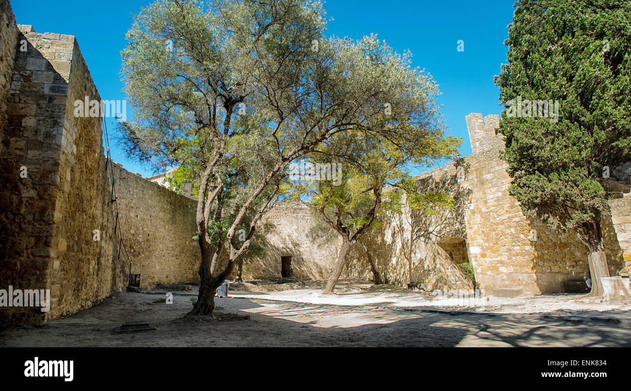 Saint George castle is a Moorish castle and dates from medieval period ...