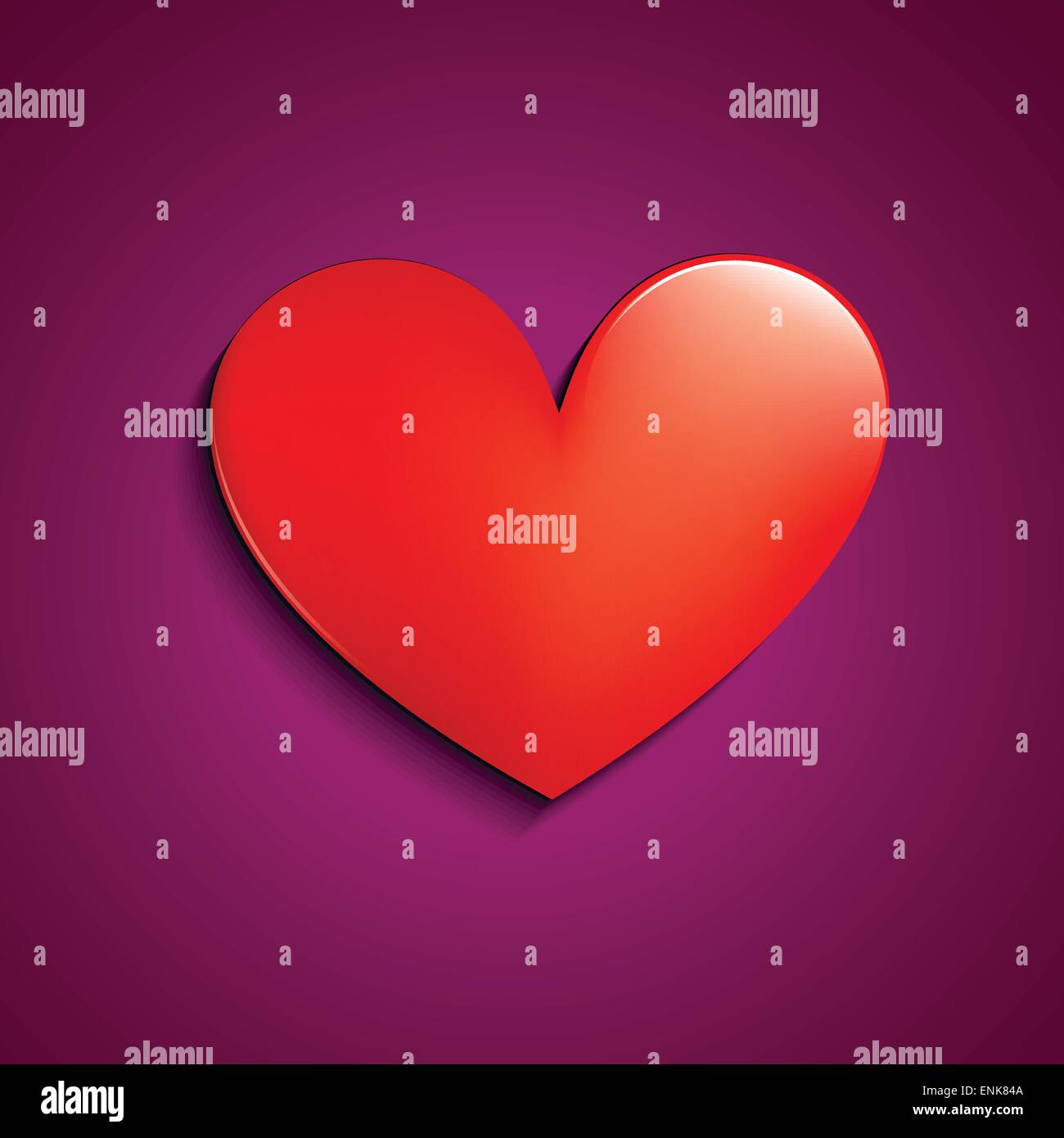 stylish simple vector red heart design Stock Vector Image & Art - Alamy
