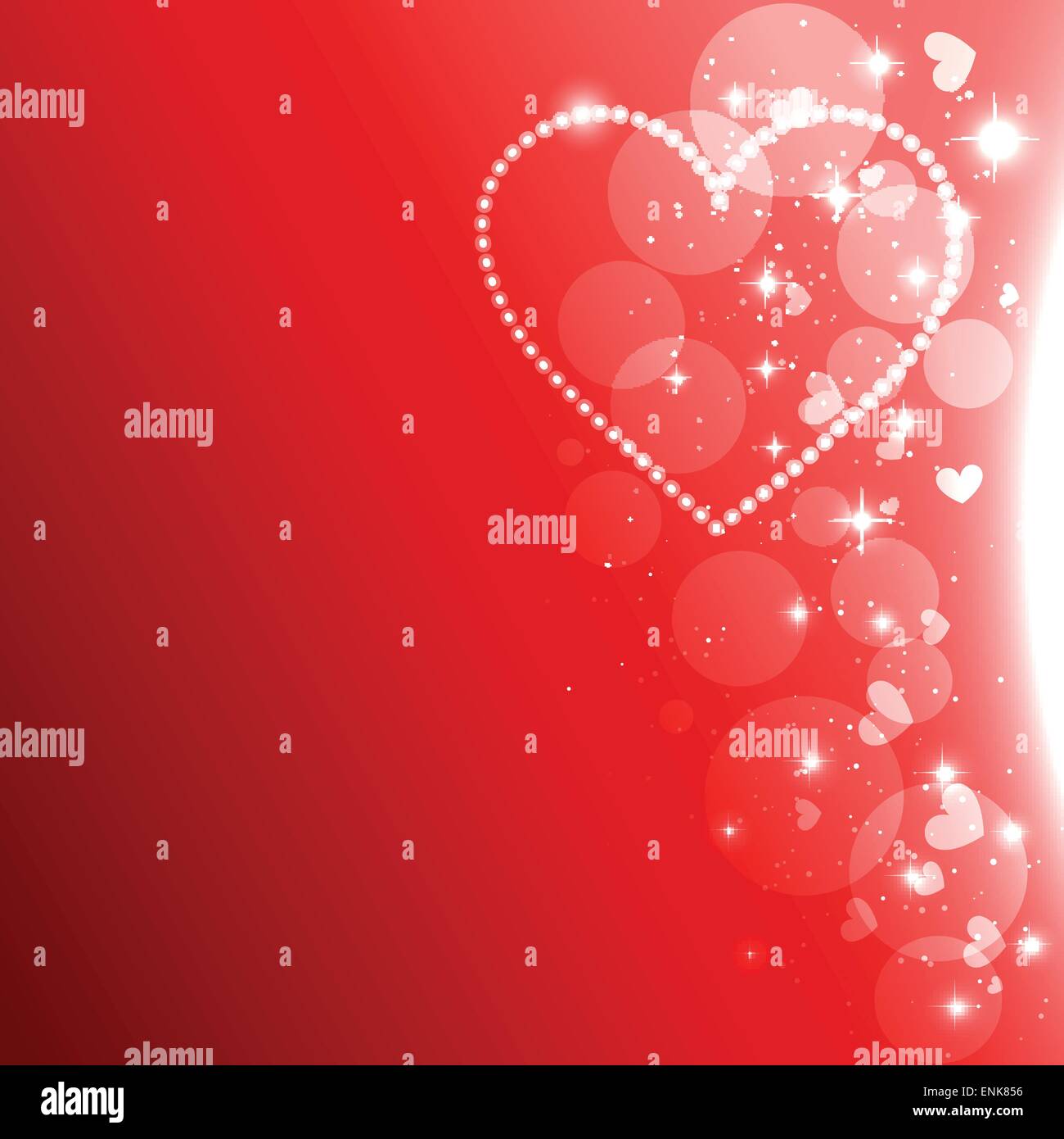 stylish beautiful vector heart design background Stock Vector Image ...