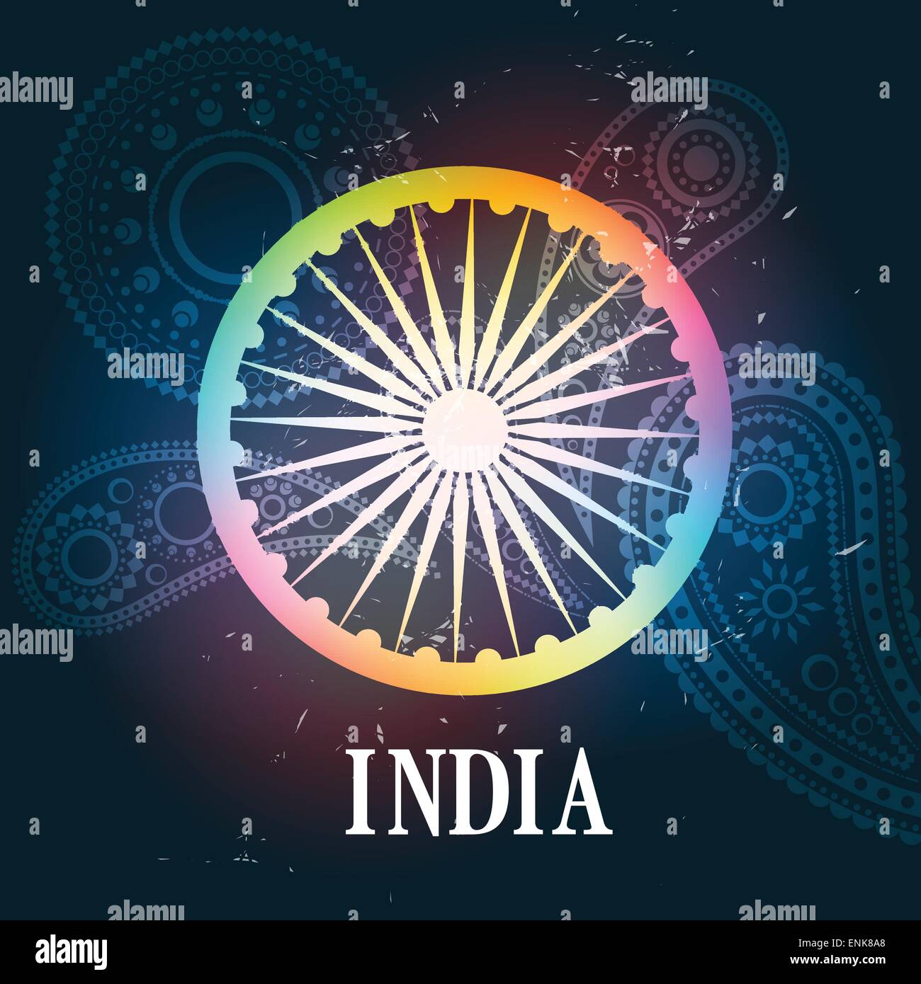 colorful indian style vector background Stock Vector Image & Art - Alamy