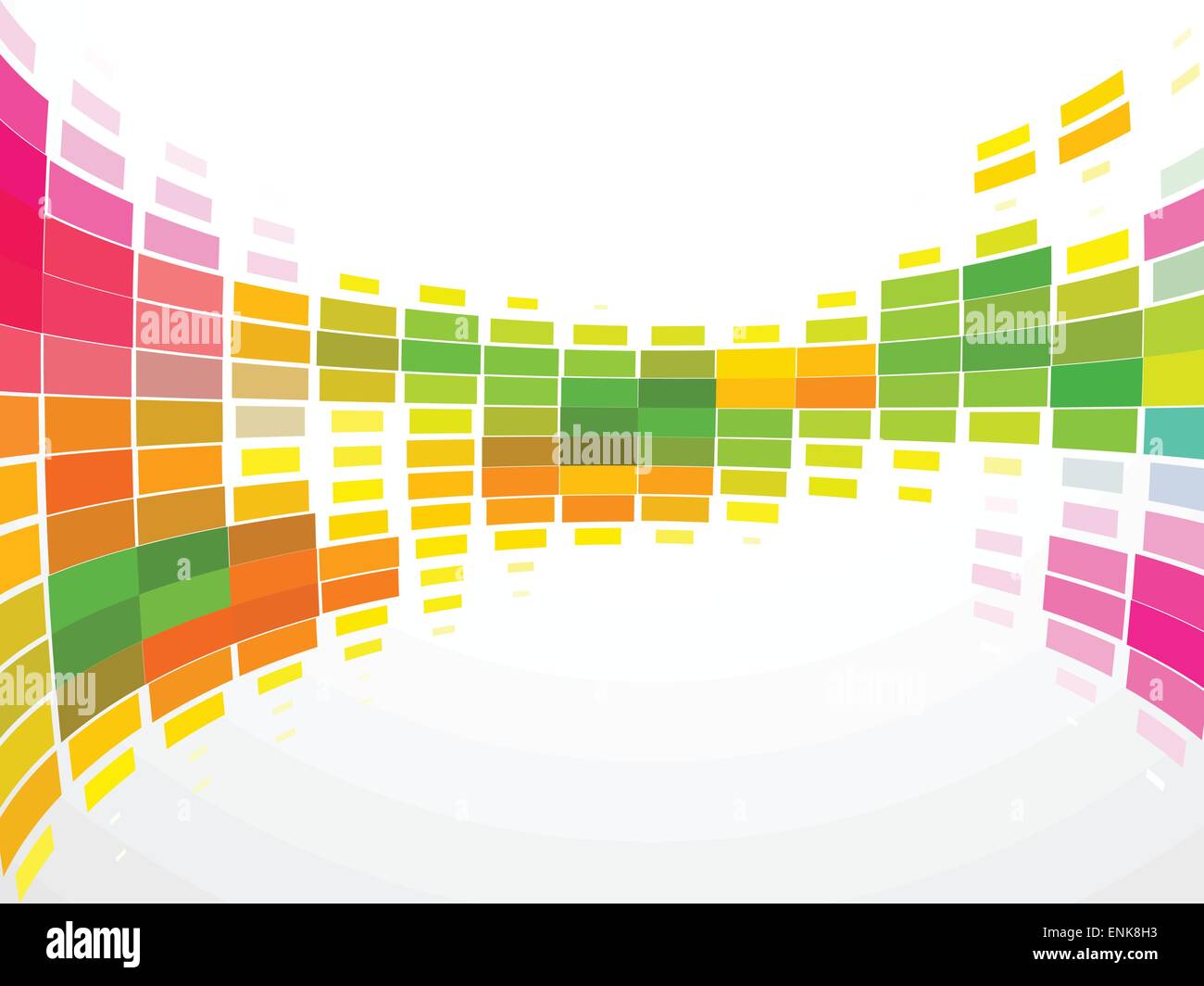 vector colorful mosaic wave design illustration Stock Vector Image ...