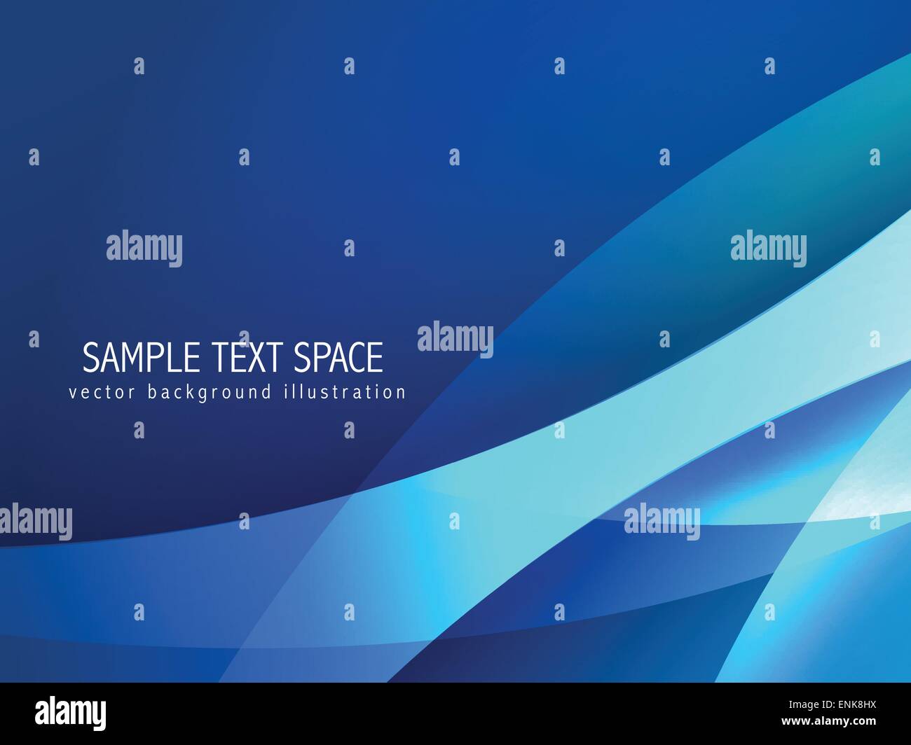 vector creative blue wave background illustration Stock Vector Image ...