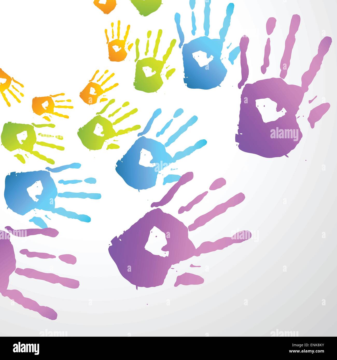 colorful holi festival hands background Stock Vector Image & Art - Alamy