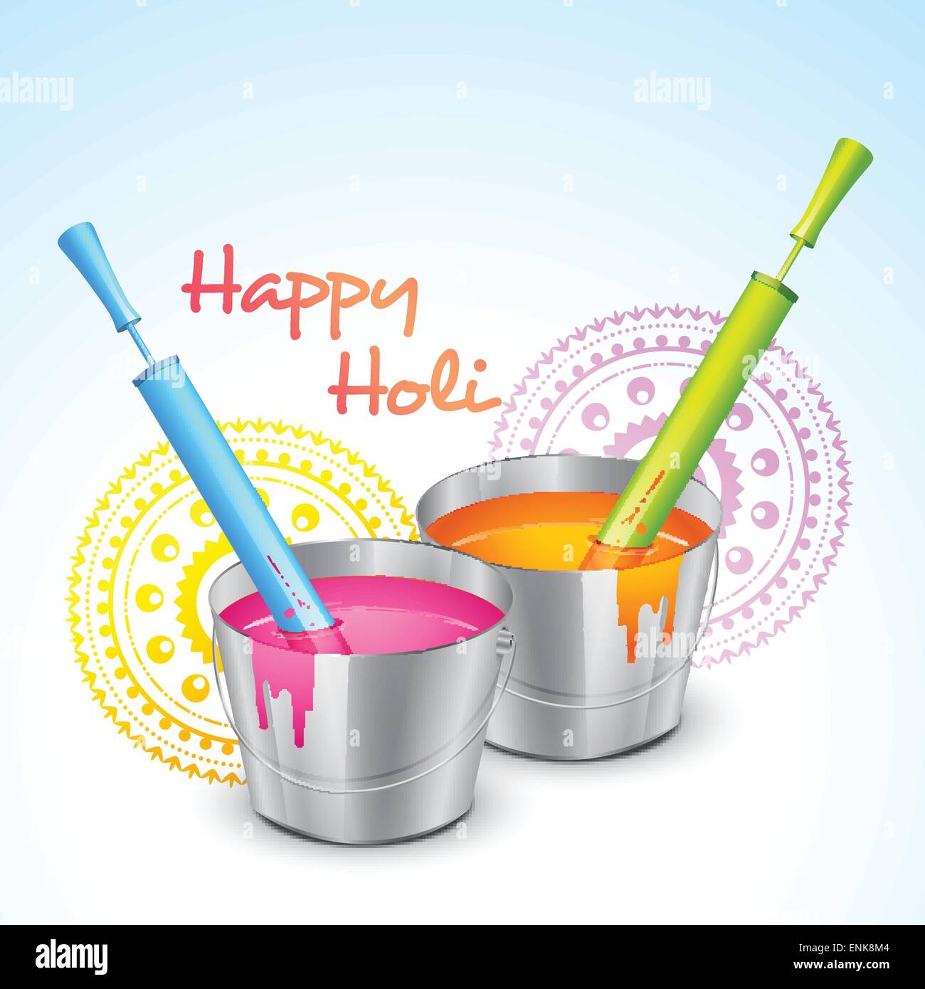 vector colorful holi festival illustration Stock Vector Image & Art - Alamy