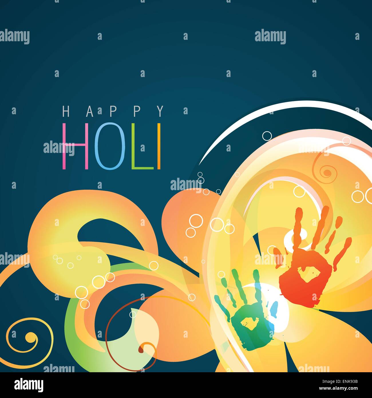 colorful vector hand splash holi background Stock Vector Image & Art ...