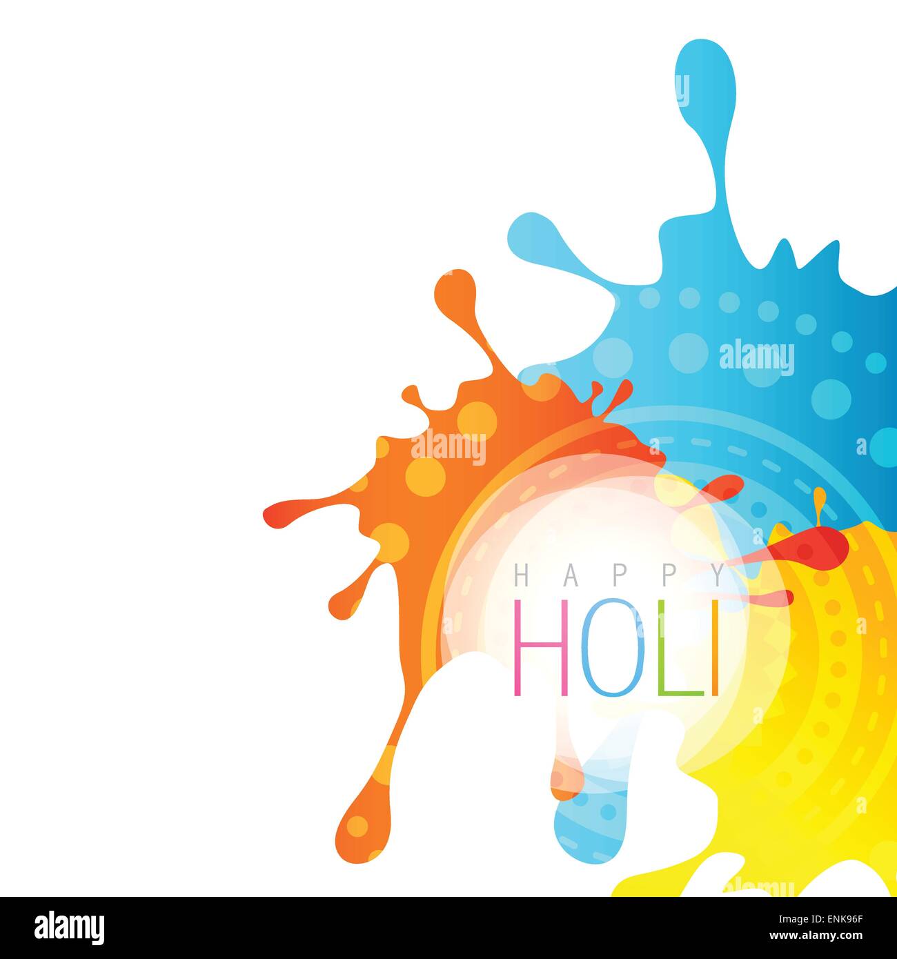 beautiful colorful background of holi festival Stock Vector Image & Art ...