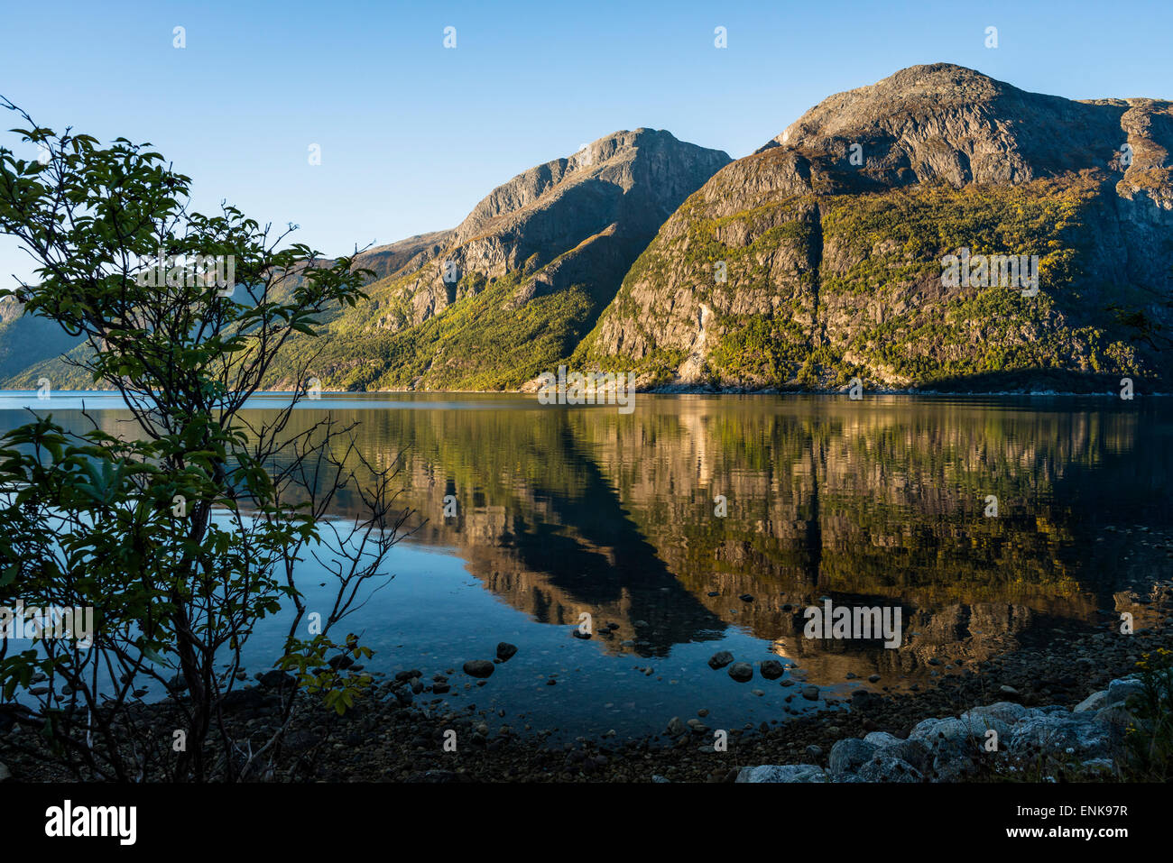 Eidfjord sunset hi-res stock photography and images - Alamy
