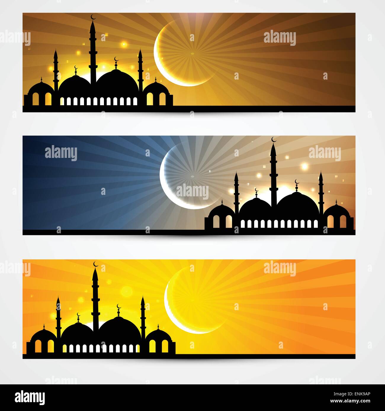 Stylish glowing header design hi-res stock photography and images - Alamy