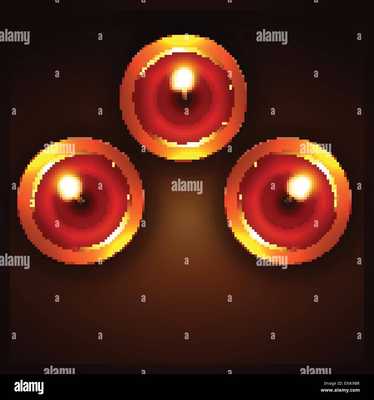 diwali diya from top view illustration Stock Vector Image & Art - Alamy