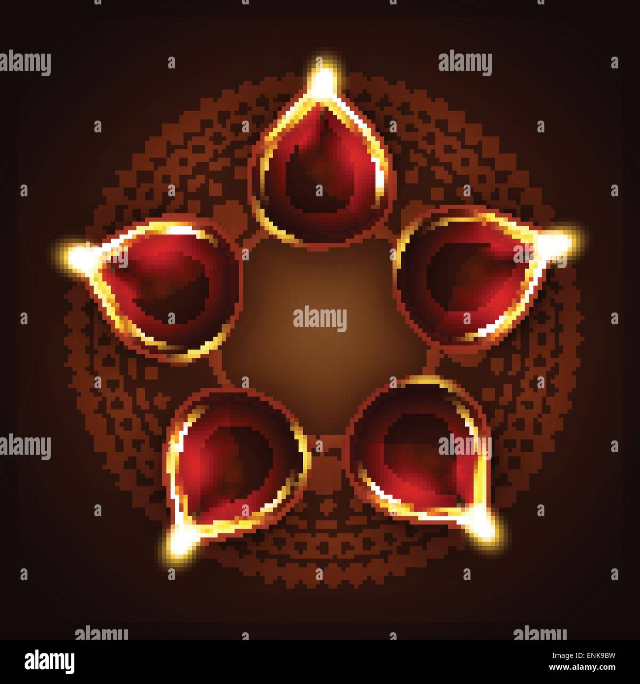 vector diwali diya background design Stock Vector Image & Art - Alamy