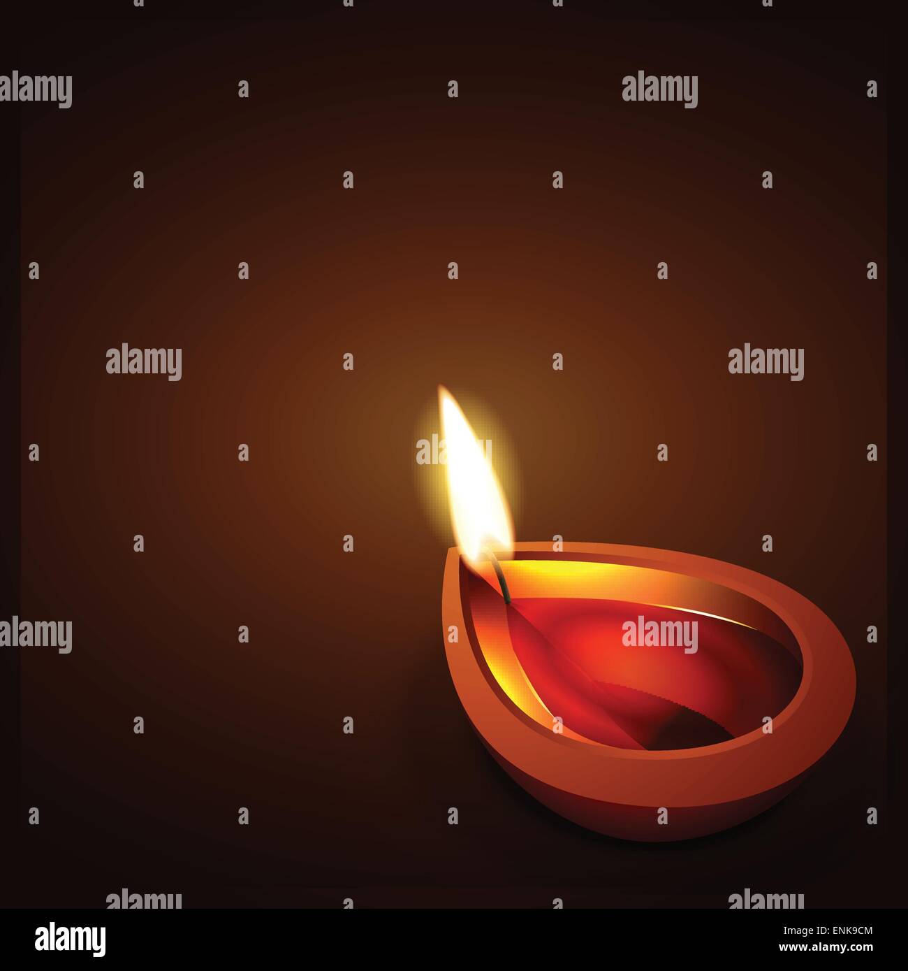 diwali diya design with space for your text Stock Vector Image & Art ...