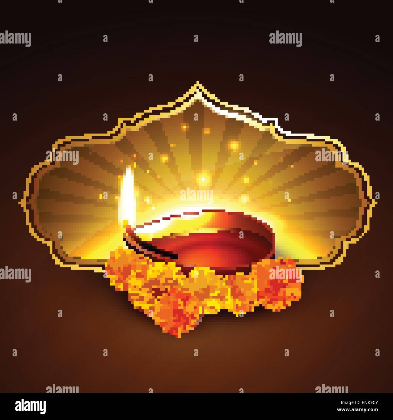 Animated Diwali Lamp