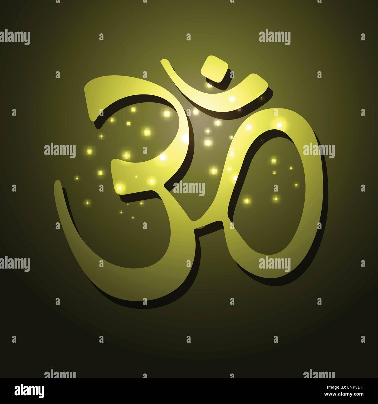 om symbol vector design art Stock Vector Image & Art - Alamy