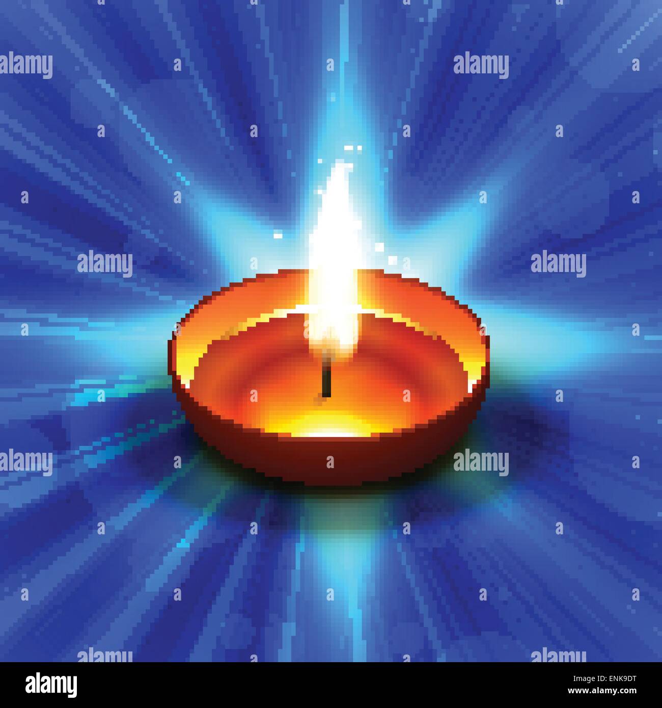 diwali diya design vector illustration Stock Vector Image & Art - Alamy