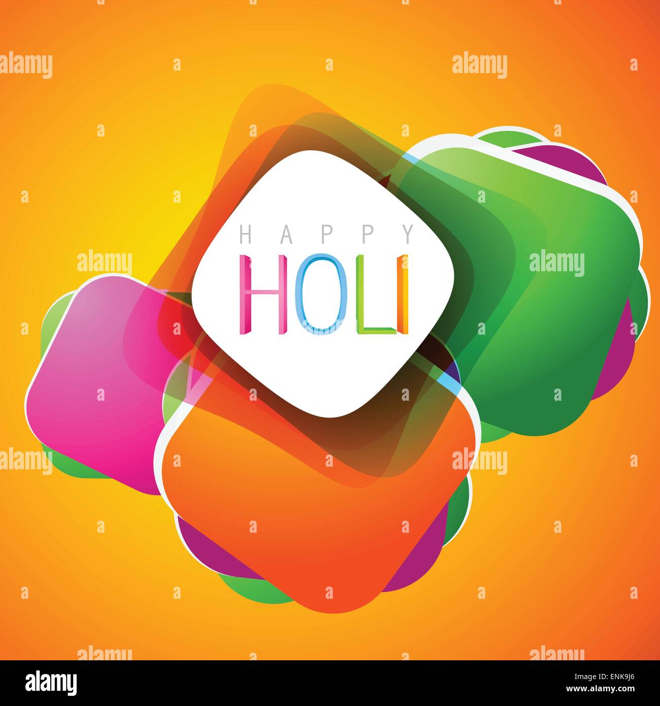 stylish colorful holi festival background design Stock Vector Image ...