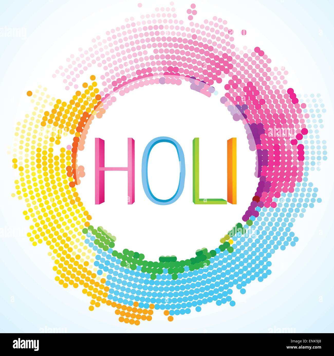 beautiful colorful holi festival background Stock Vector Image & Art ...