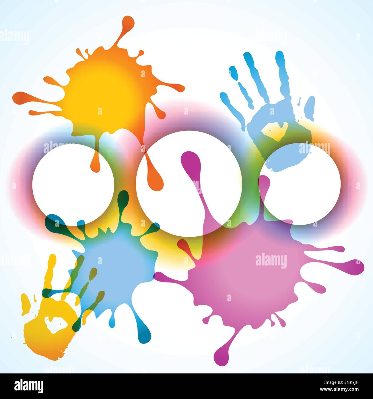 vector colorful splashes background design Stock Vector Image & Art - Alamy