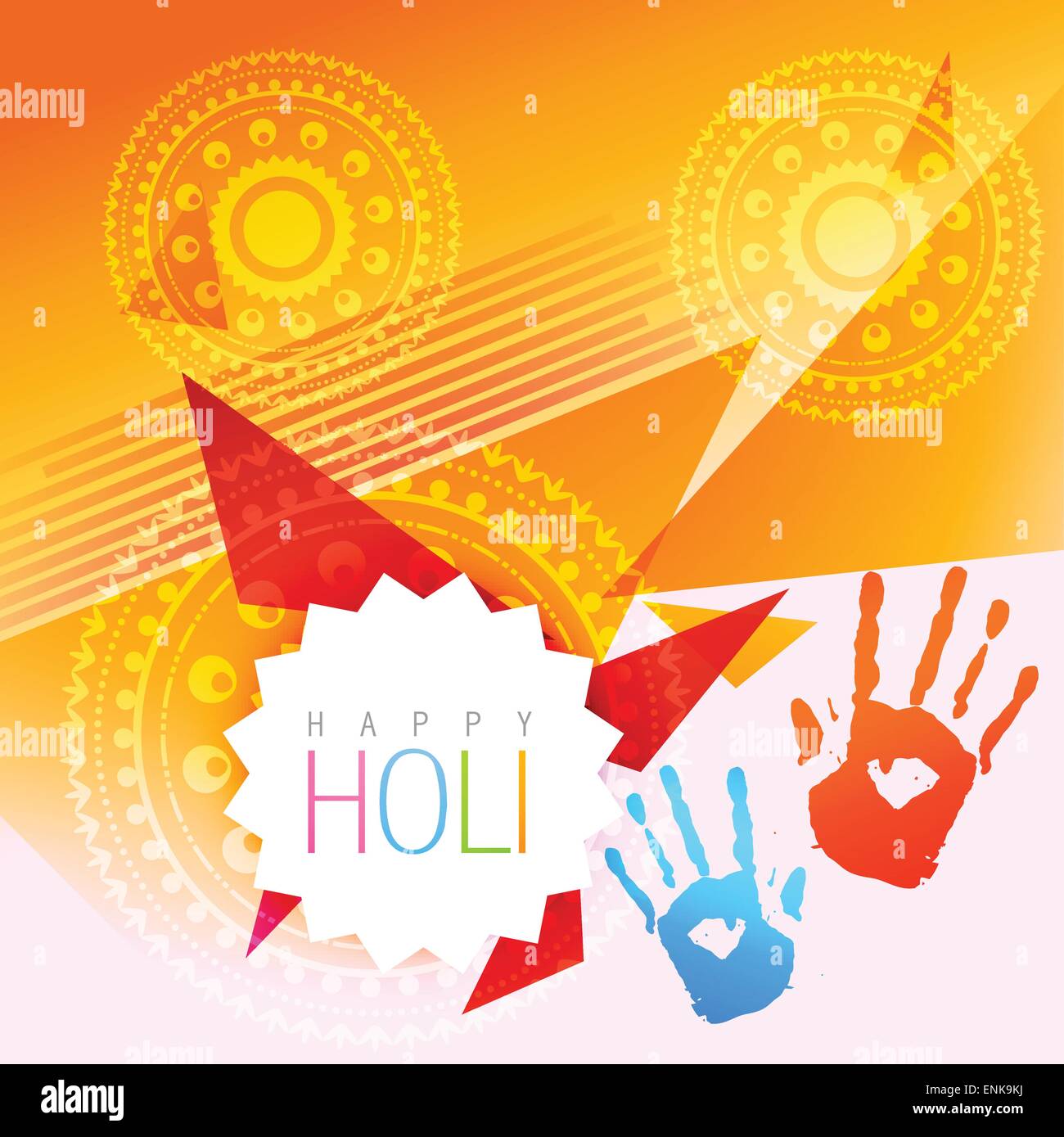 beautiful holi festival background with space for your text Stock ...