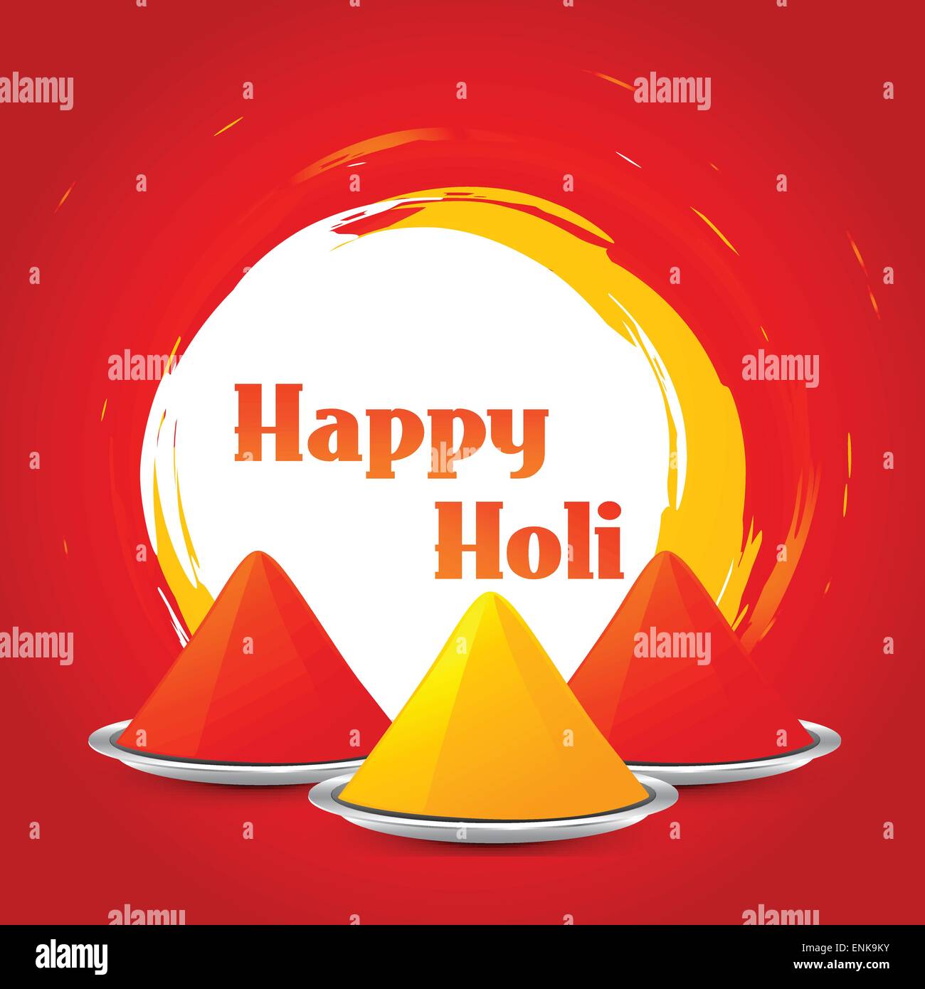 beautiful colorful holi background design illustration Stock Vector ...