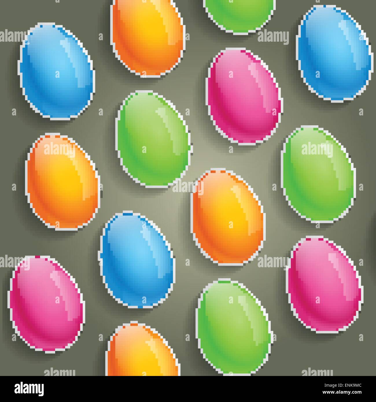 colorful vector easter eggs design background Stock Vector Image & Art ...