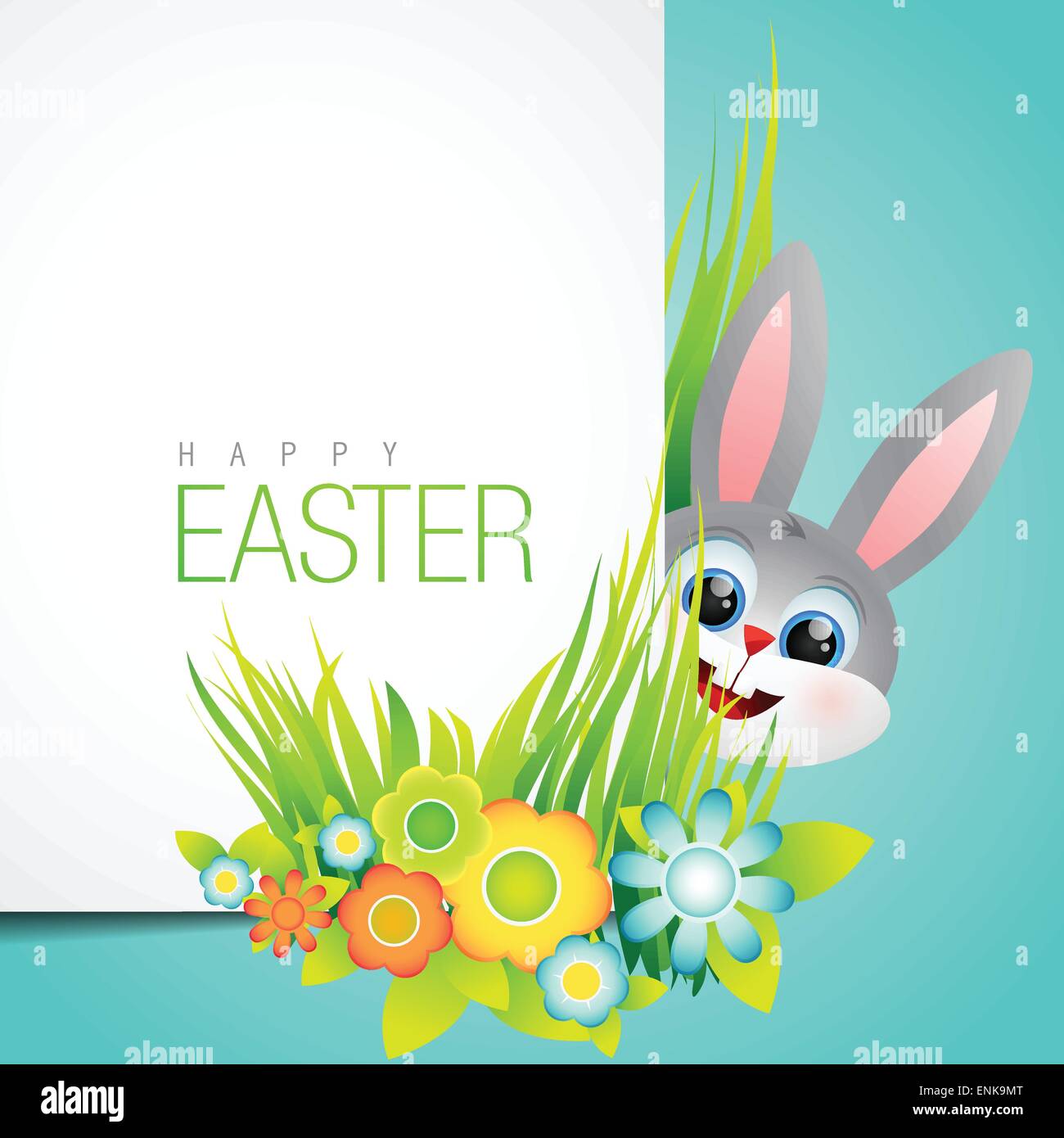 vector easter bunny background design Stock Vector Image & Art - Alamy