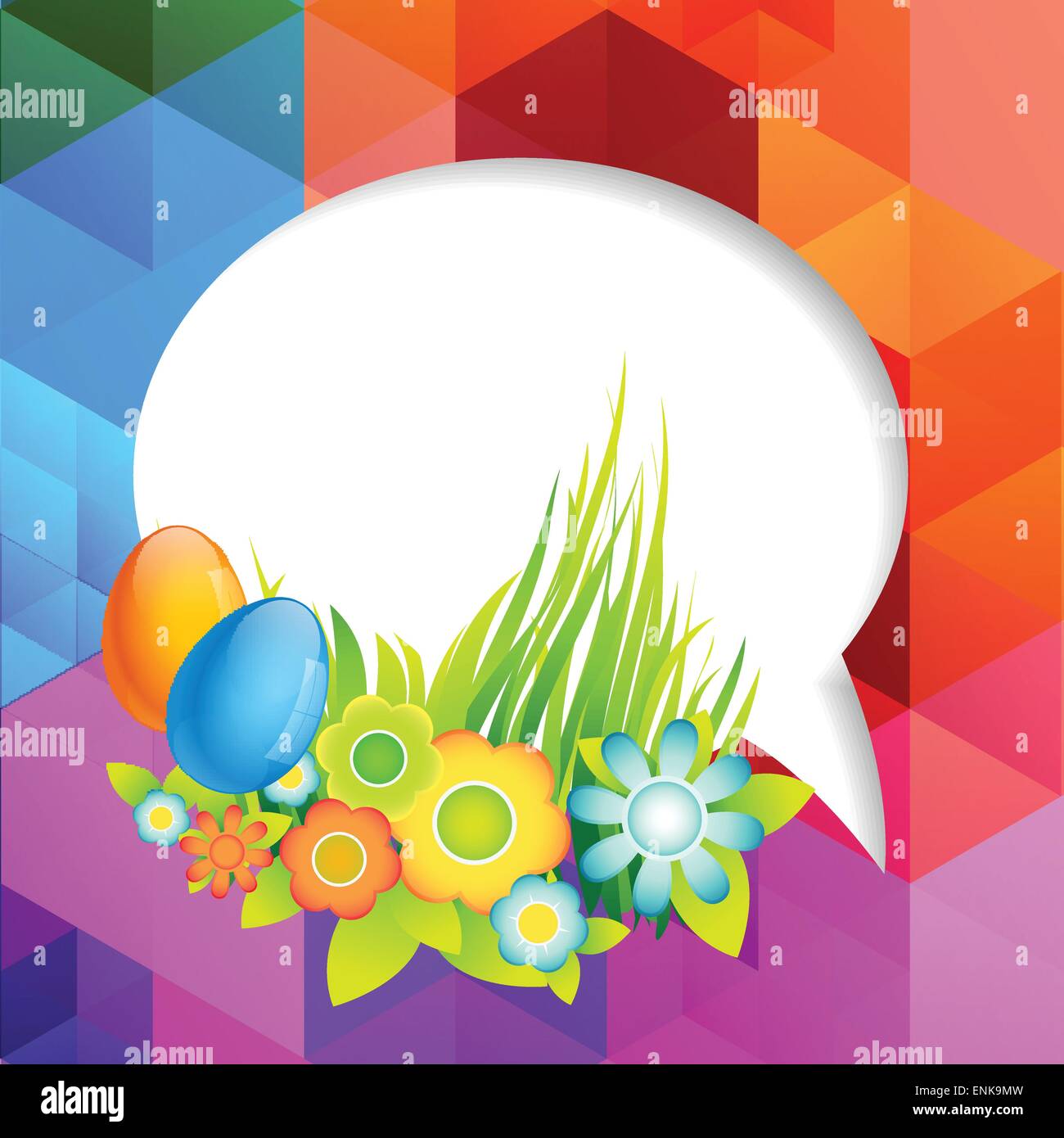 vector colorful easter design illustration Stock Vector Image & Art - Alamy