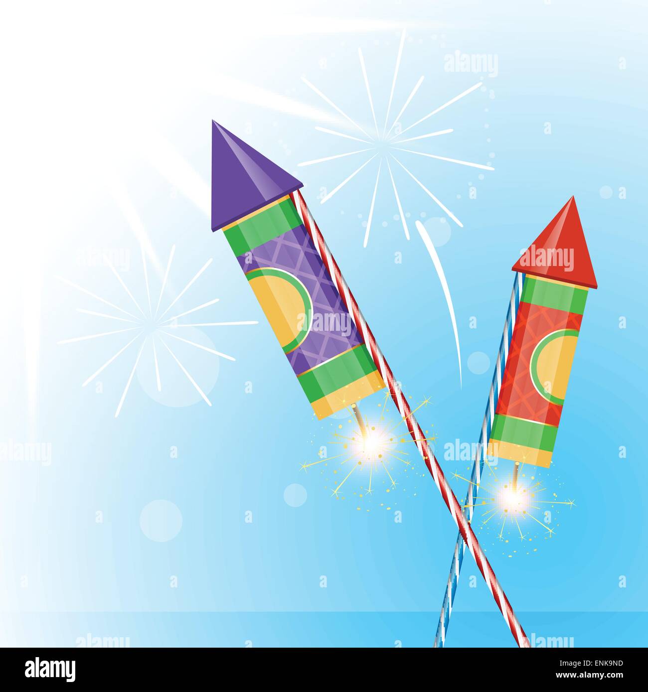 vector crackers background illustration design Stock Vector Image & Art ...