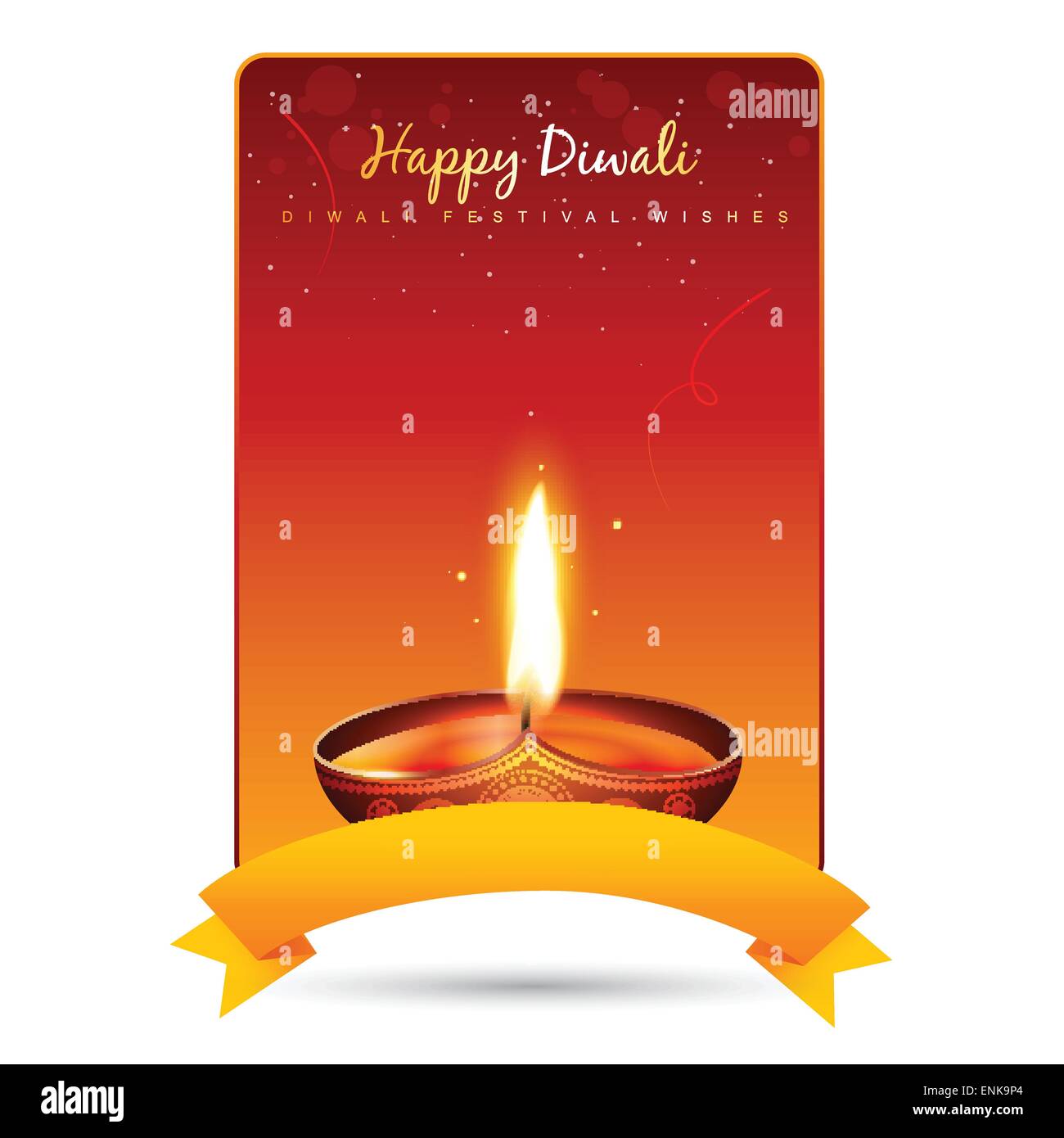 beautiful diwali diya background design with space for your text Stock ...