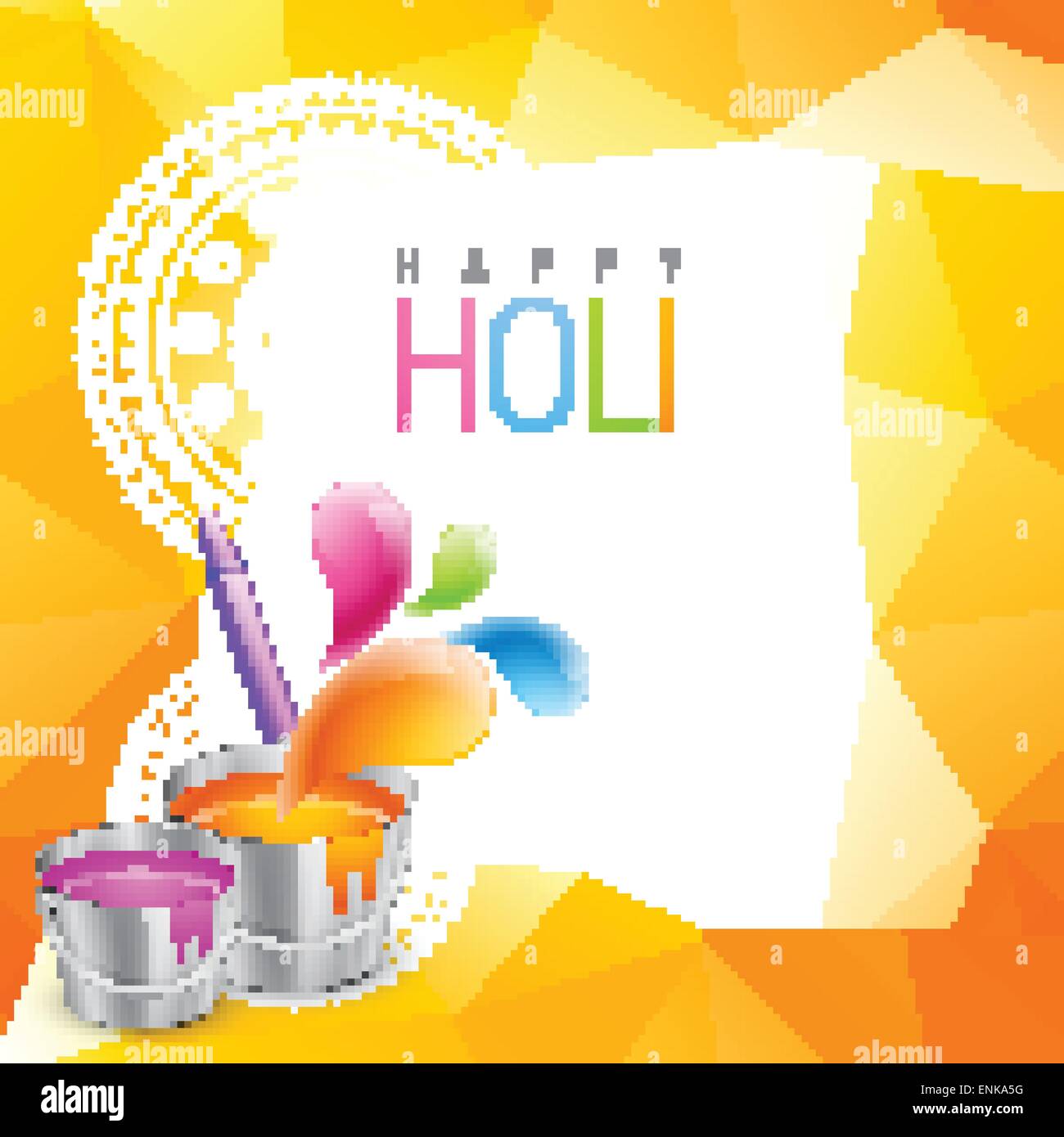 beautiful holi festival vector background Stock Vector Image & Art - Alamy
